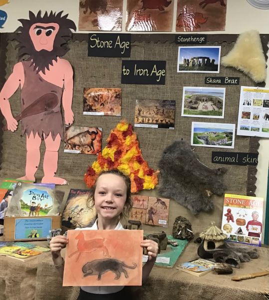 Stone Age cave art - Tankersley St Peter's Primary School